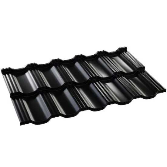 Modular Sheet Metal Roofing Tile GERMANIA SIMETRIC | Matt Coated ...