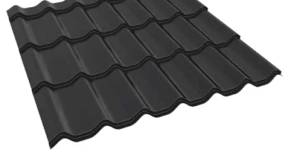 Modular Sheet Metal Roofing Tile KINGAS 15 | Matt Coated Corrosion ...