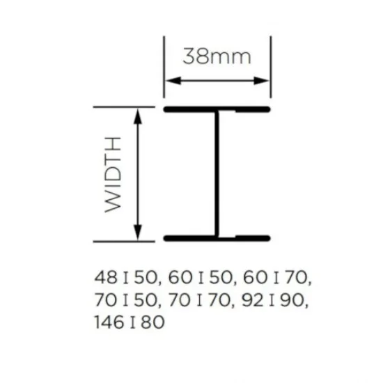 Gypframe 92 I 90 'I' Stud 5 m | pack of 10 | Unity Building Supplies