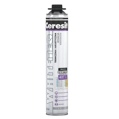 Ceresit WhiteTeQ Quattro Polymer Expanding Insulation Foam 750ml ...