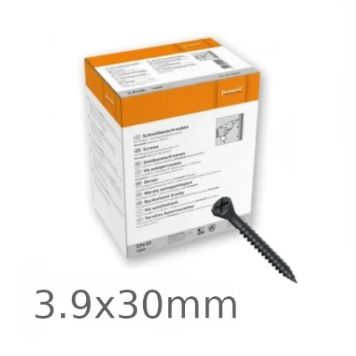 3.9 x 30mm Screws | Unity Building Supplies | UK Delivery