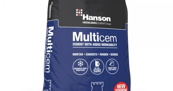 Hanson Castle Multicem Cement | 32.5n Tough Bag 25Kg | Brighton Store