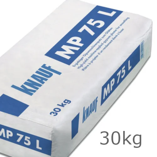 Knauf MP 75 L - Pre-Mixed Dry Gypsum Plaster (30kg) | Brighton Store