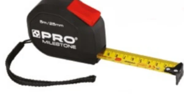 Milestone 5m Steel Tape Measure | Unity Building Supplies | Buy Online