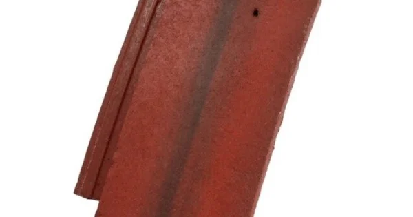 Redland DuoPlain Concrete Roofing Half Tile | Rustic Red | 179mm x 268mm