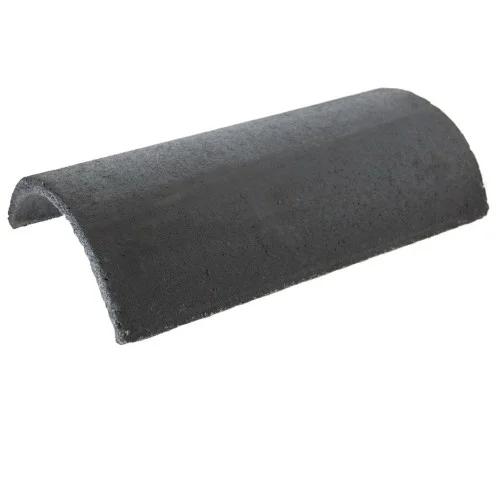 Redland Concrete Half Round Hip Tile | Black | 256mm x 450mm