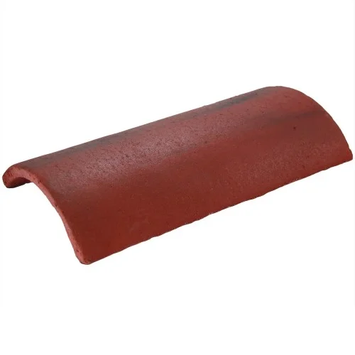 Redland Heathland Concrete Third Round Hip Tile | Rustic Red | 233mm x ...