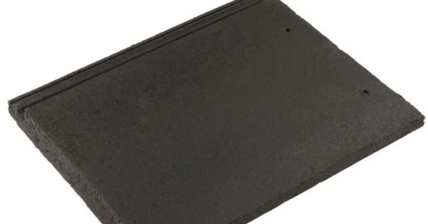 Redland Mini Stonewold Interlocking Concrete Roof Slate | Black | 334mm ...
