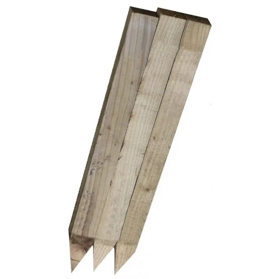 47mm x 50mm x 600mm | Pointed Timber Peg Sawn | Brighton Store