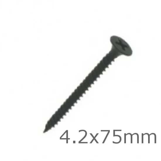 Black Drywall Screws 4.2x75mm | Brighton Store | Order Online